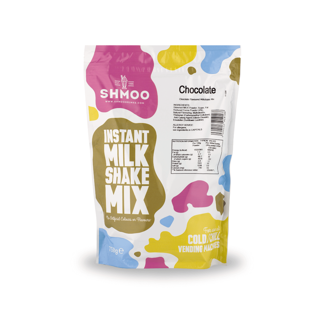 Shmoo Vending Chocolate Milkshake Powder (10 x 750g) - ADS Coffee Supplies