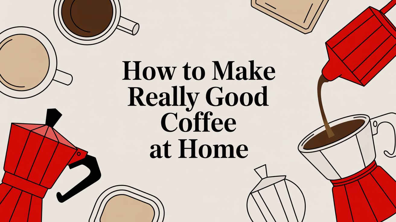 How to Make Really Good Coffee at Home