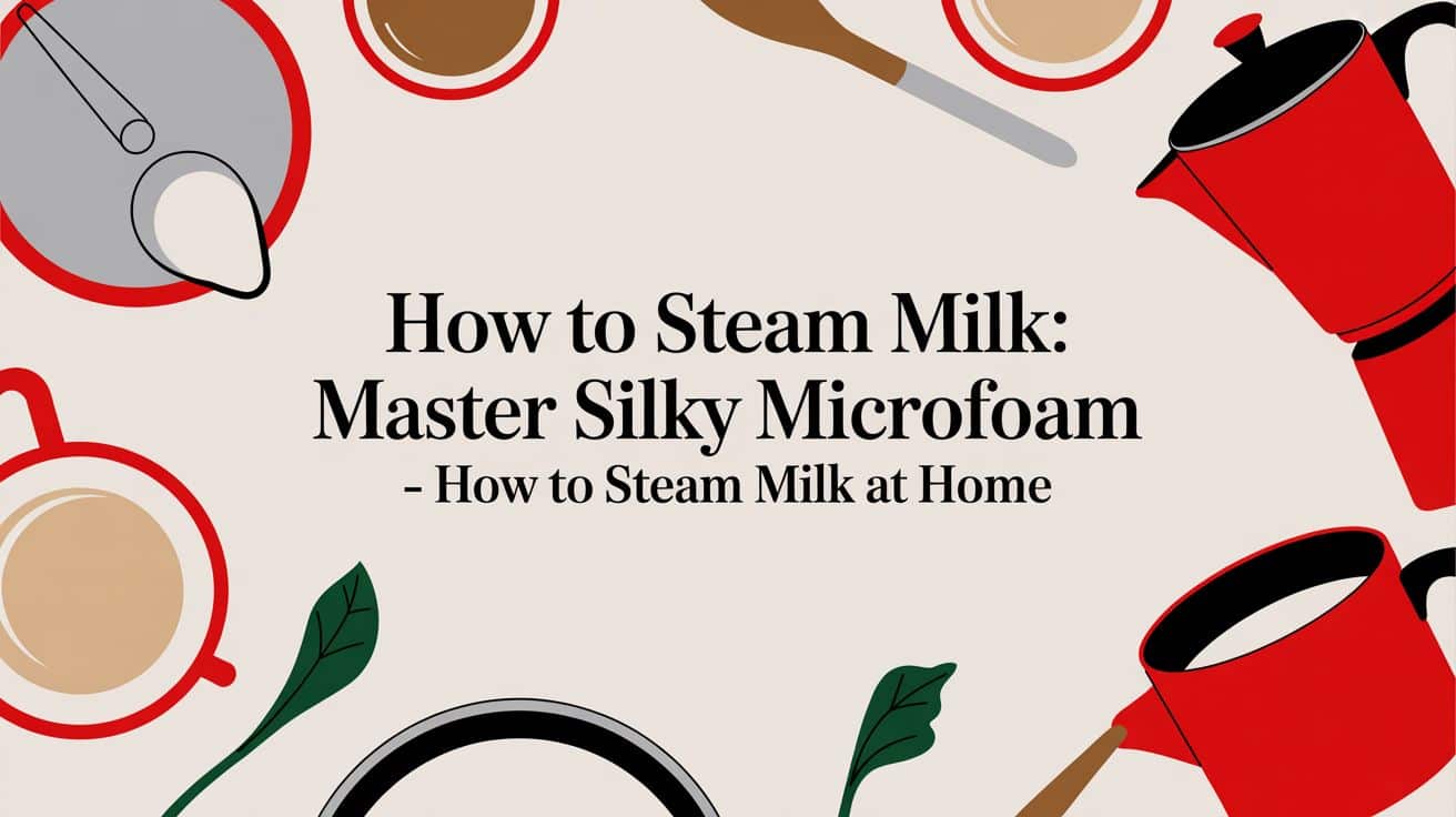 How to steam milk: master silky microfoam at home