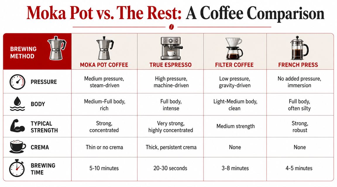 What Is a Moka Pot: Stovetop Coffee Explained